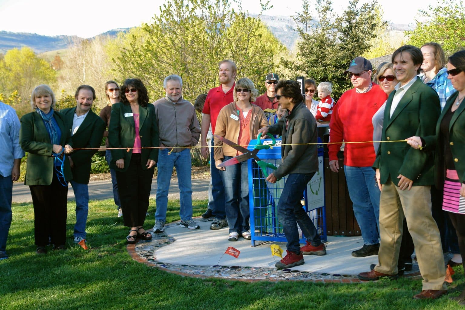 Recology Mosaic: Art in the Park made from Trash - Walk Ashland