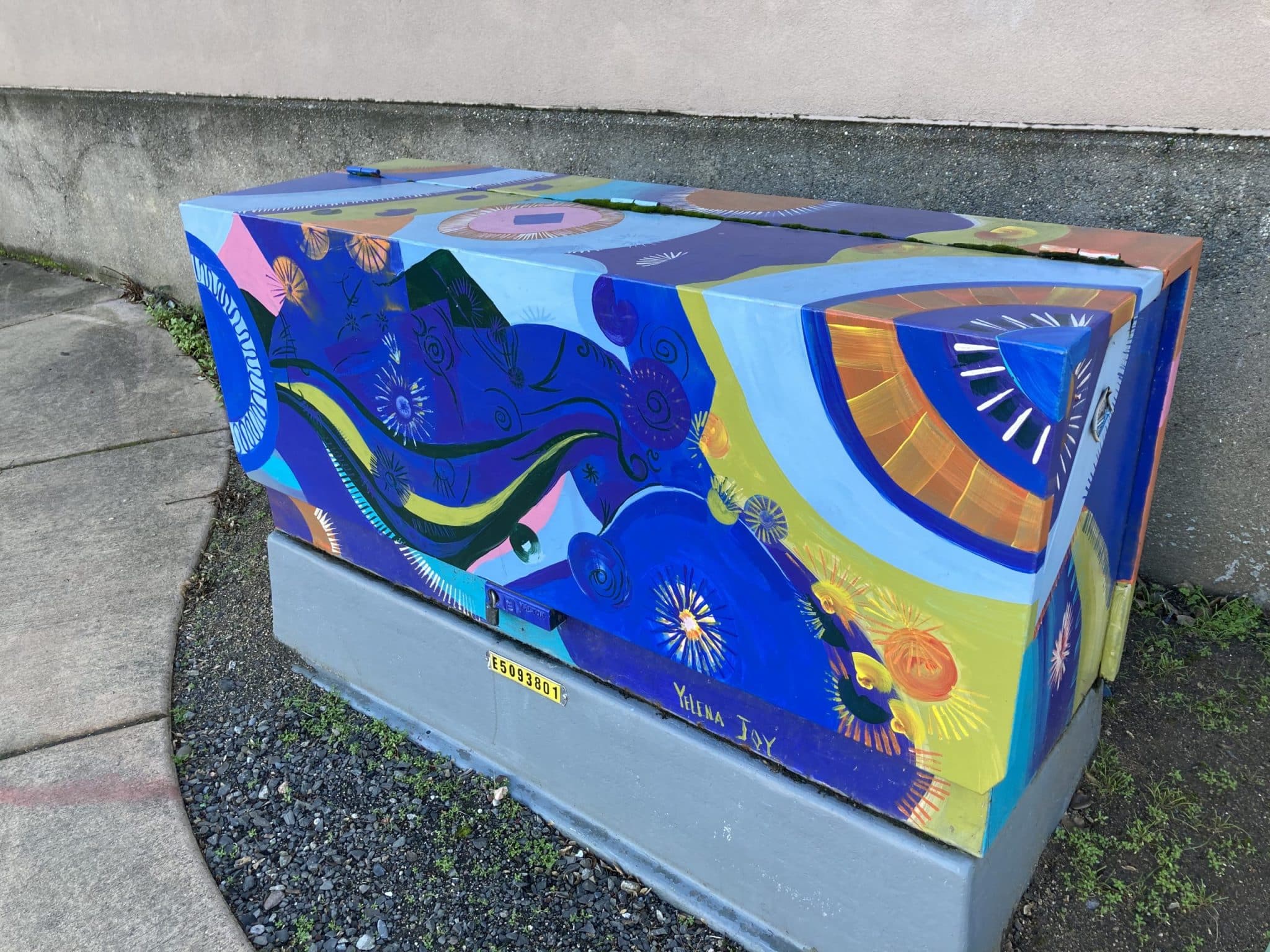 Painted Utility Boxes: Yelena Joy's four boxes - Walk Ashland