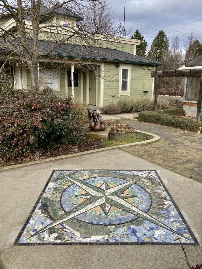 Compass Rose: Mosaic art at North Mountain Park - Walk Ashland