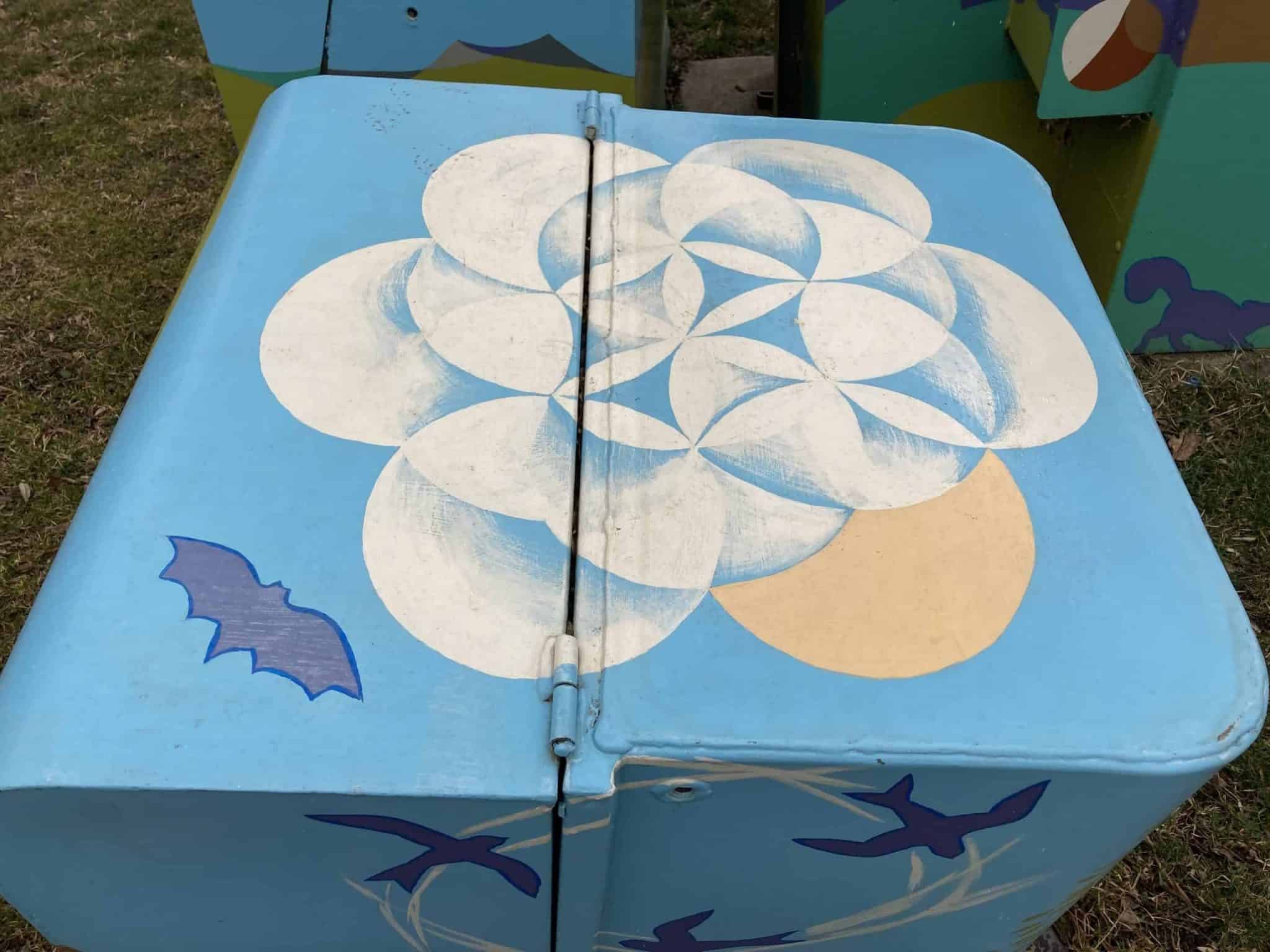 Utility Box Art (Wildlife theme) at North Mountain Park - Walk Ashland